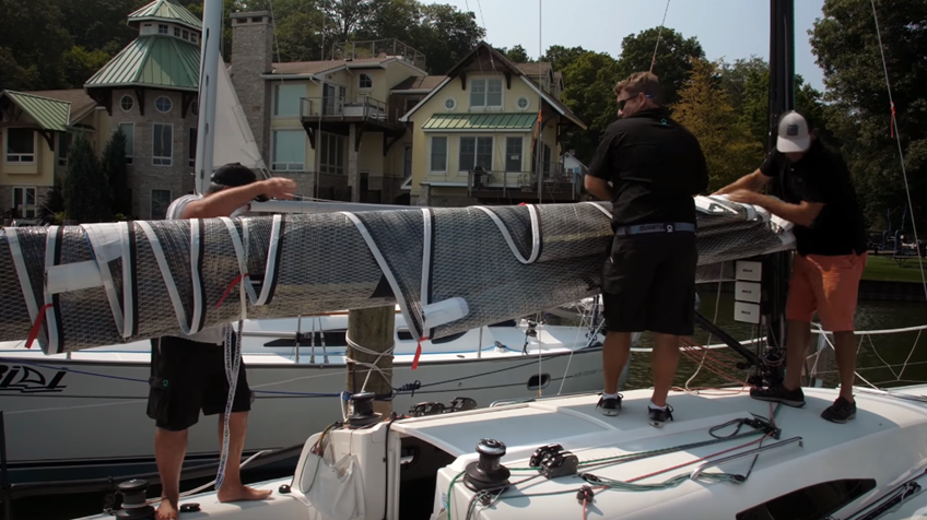 How to Fold Sails Onboard - Quantum Sails